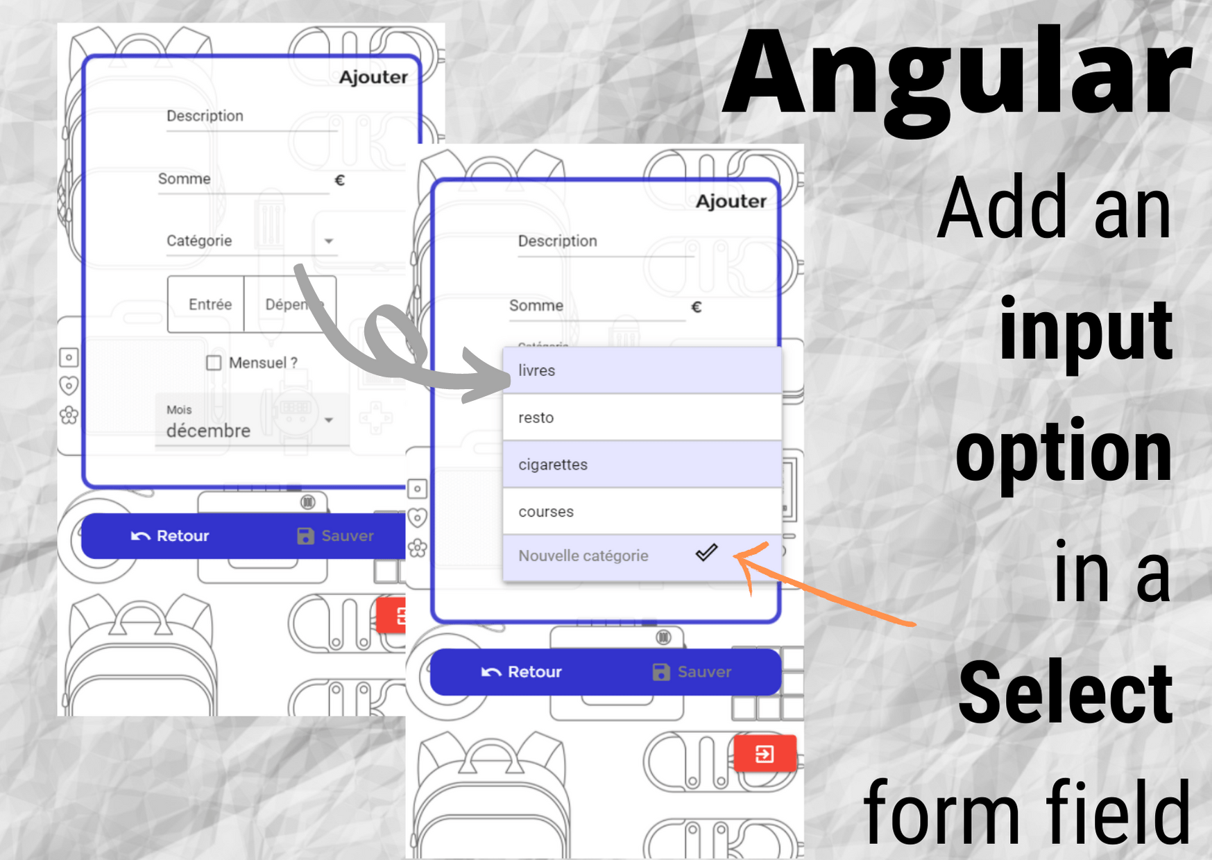 Angular TypeScript How To Add An Input Option In A Dropdown List The 