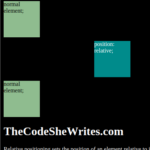 Understanding CSS positioning, finally! - The Code She Writes